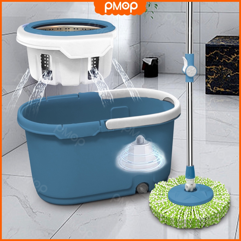 PMOP Mop with Spinner Detachable spin dryer Heavy duty bucket for water ...