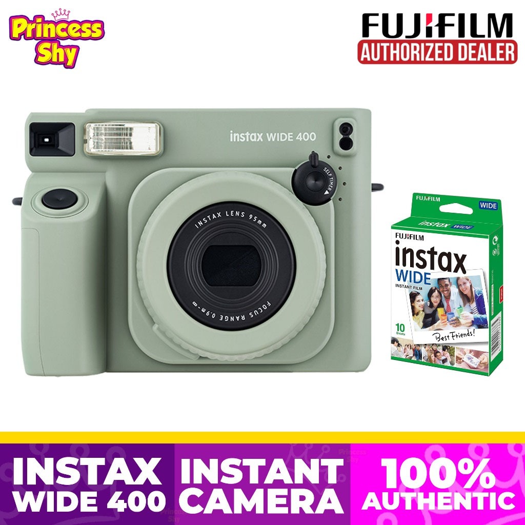 Fujifilm Instax Wide 400 Instant Camera with Free Wide Film 10 sheets ...