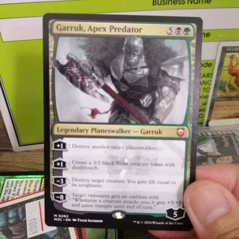 1 Garruk, Apex Predator M3C MTG card magic the gathering | Shopee ...