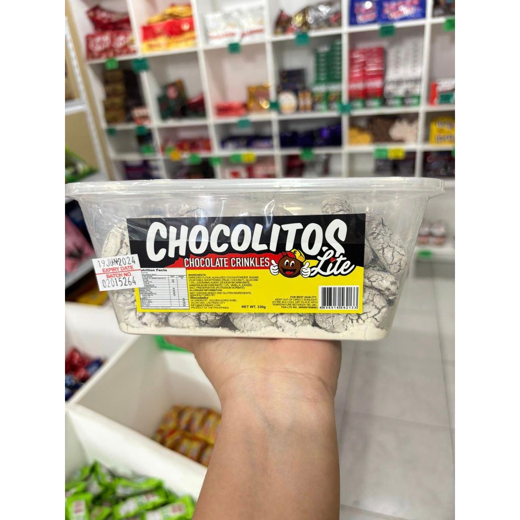 Chocolitos Lite 60's Chocolate Crinkles 330g | Shopee Philippines