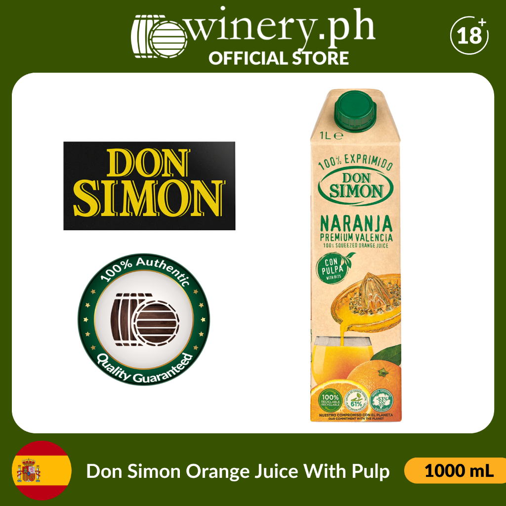Don Simon Orange Juice with Pulp | Shopee Philippines