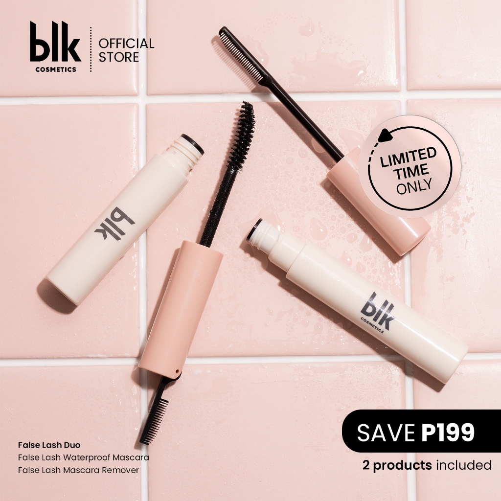 blk cosmetics false lash duo (mascara + mascara remover) | Shopee ...