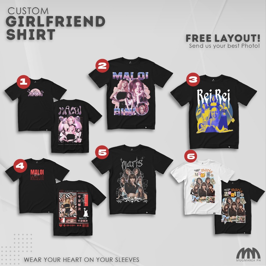 NEW DESIGN - Customized GF Shirt - Girlfriend T-shirt V4 - Mugmania ...