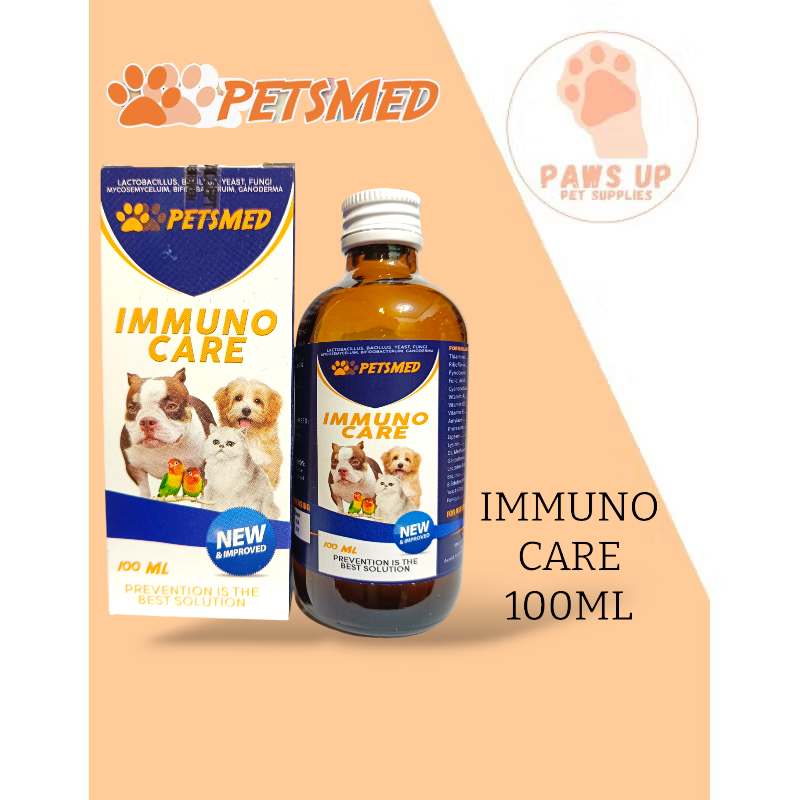 Petsmed Immuno Care Syrup for Dog and Cat 100ML (1 Bottle) | Shopee ...