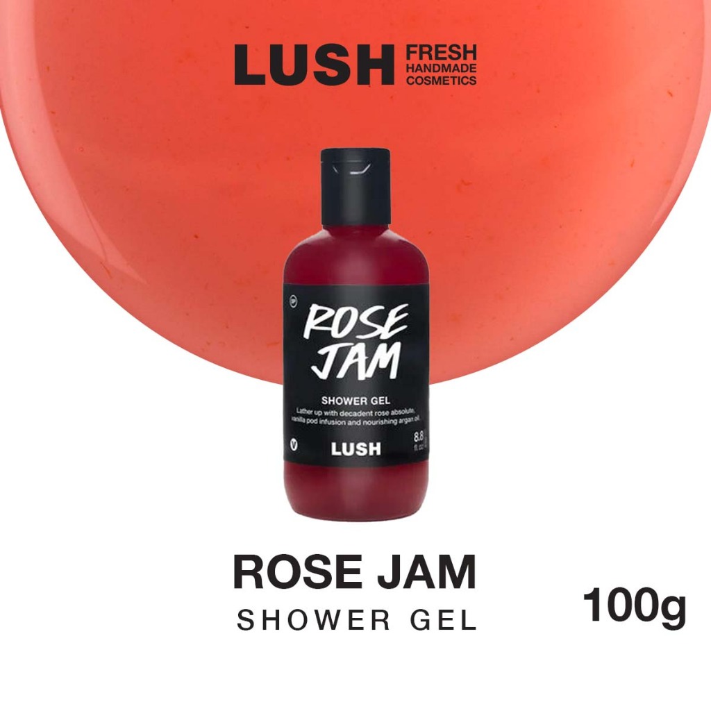 LUSH Rose Jam Shower Gel 100g (Balancing) (Restorative) | Shopee ...