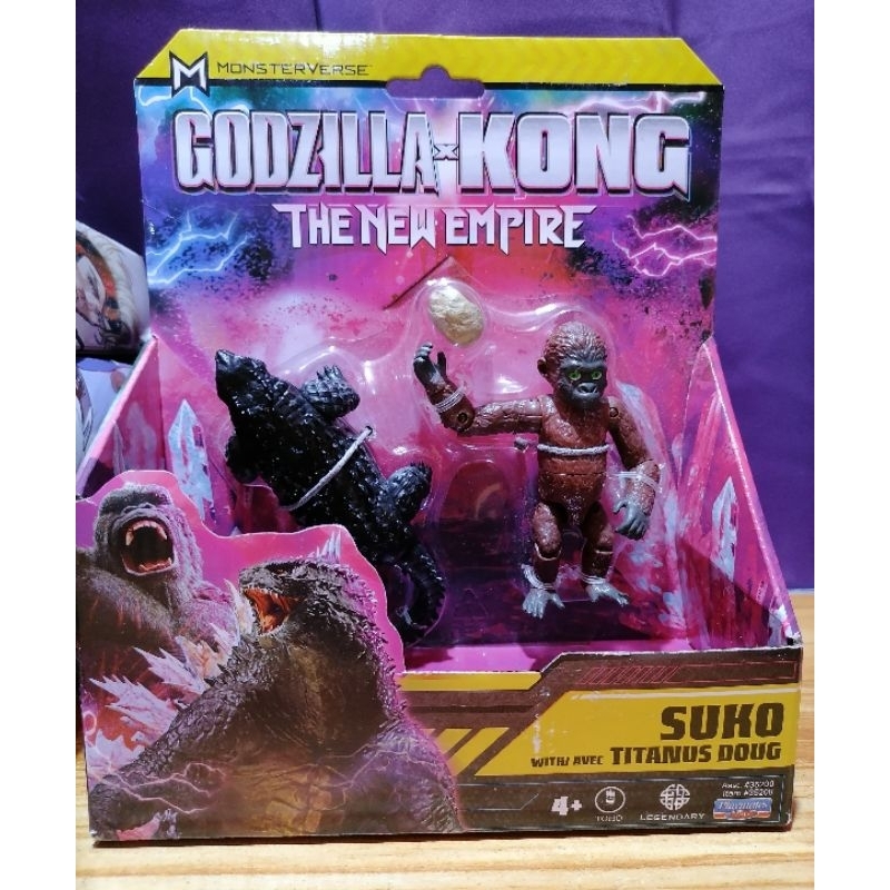 Playmates Godzilla VS Kong SUKO with Avec Titanus Doug Movable Joints ...
