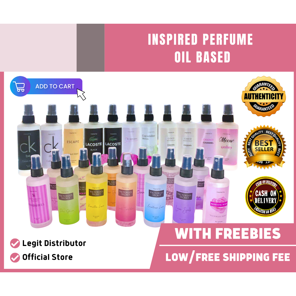 INSPIRED PERFUME OIL BASED 85ML | Shopee Philippines