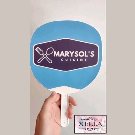 Personalized Plastic Fan - Corporate Giveaway - Business Giveaway ...
