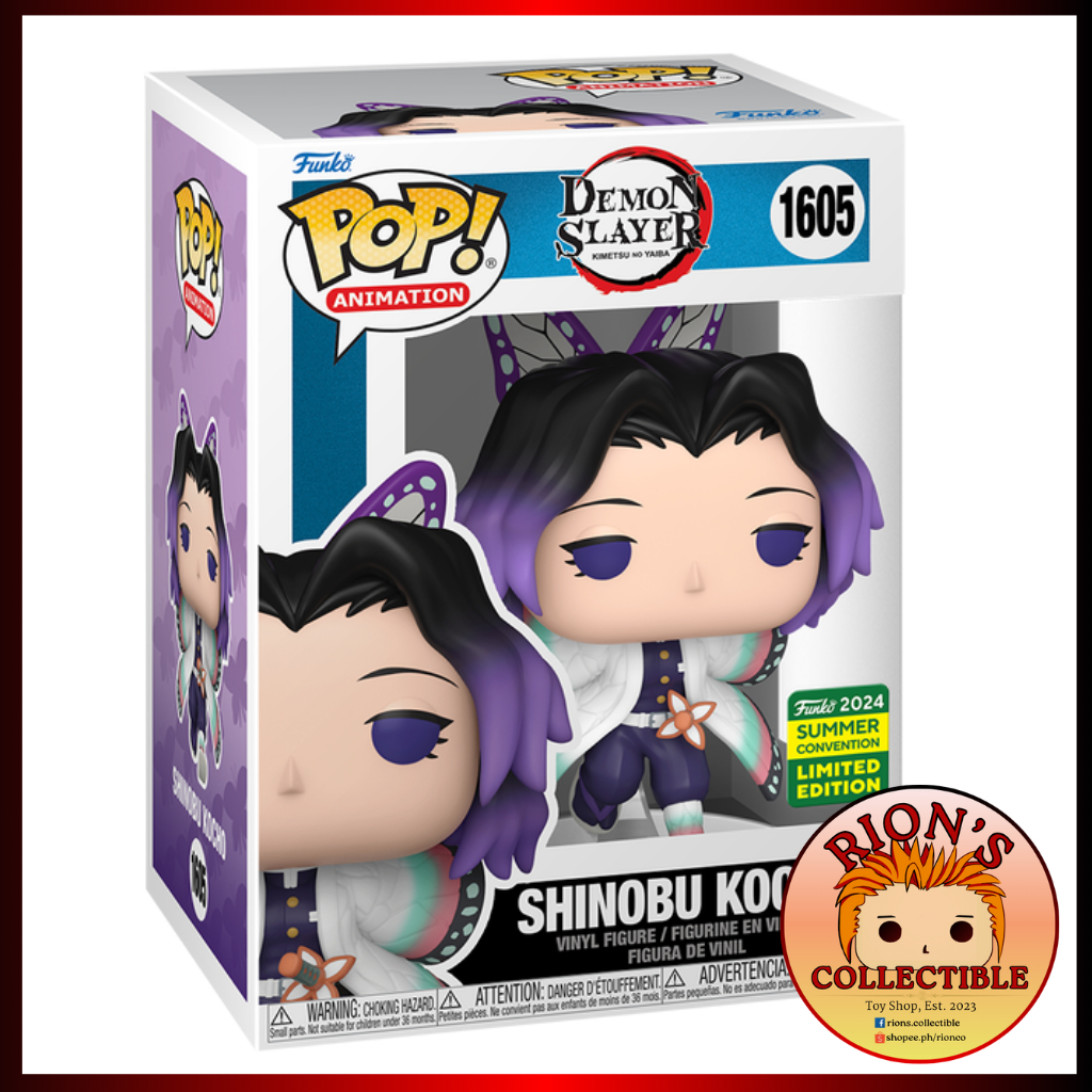 Funko POP! Animation: Demon Slayer Shinobu Kocho #1605 (Summer ...