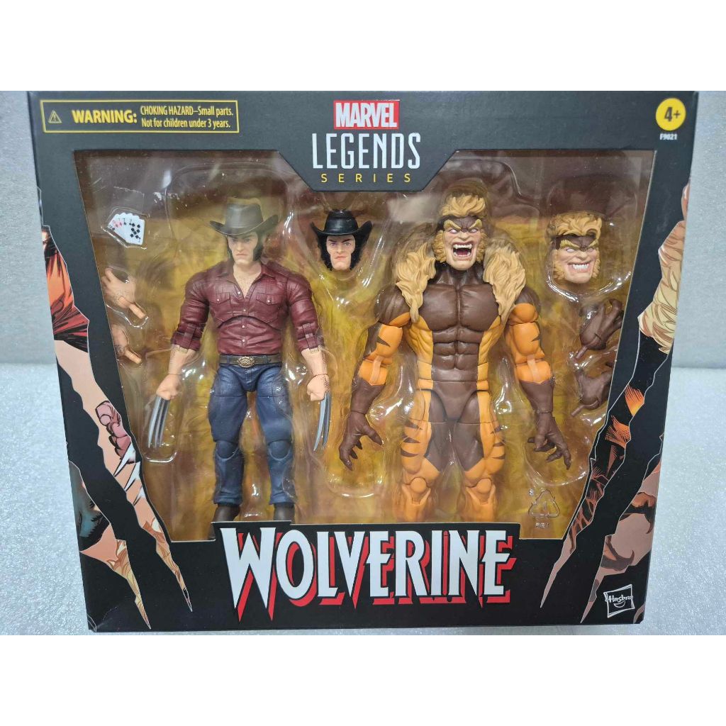 Marvel Legends Sabretooth & Wolverine 2 Pack Logan Cowboy ML | Shopee ...