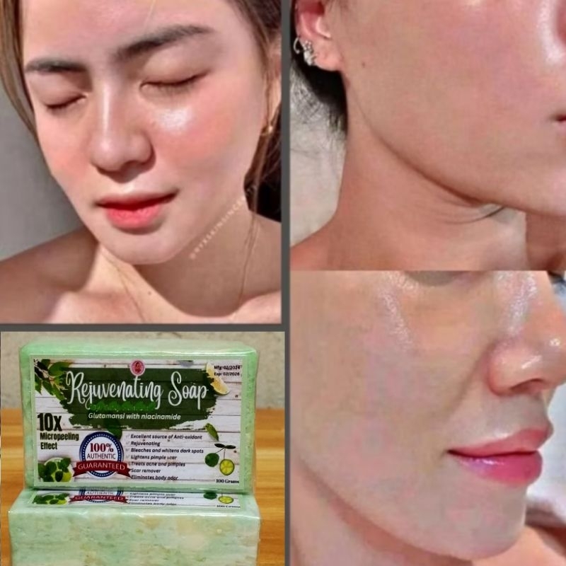 100% ORIGINAL REJUVENATING SOAP GLUTAMANSI WITH NACIANAMIDE 100g ...