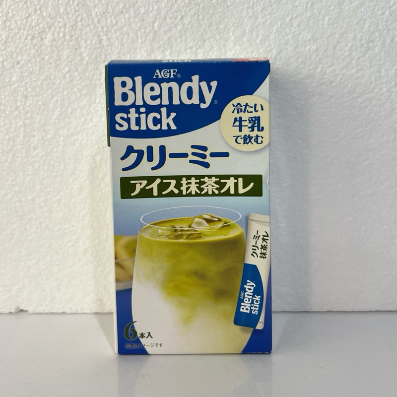 AGF Blendy Ice Matcha Au Lait 6 sticks | Shopee Philippines