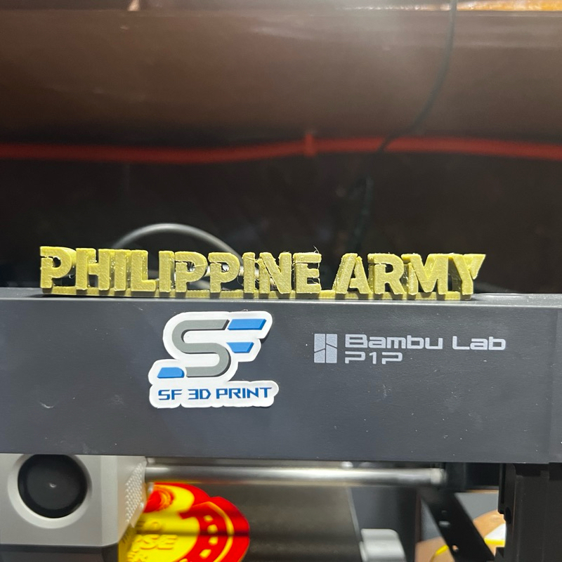 Philippine Army 3D logo fan art shelf display collection | Shopee ...