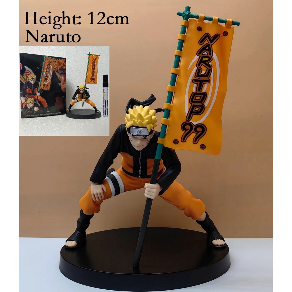 Uzumaki Naruto Shippuden With Flag Collectible Figure | Shopee Philippines