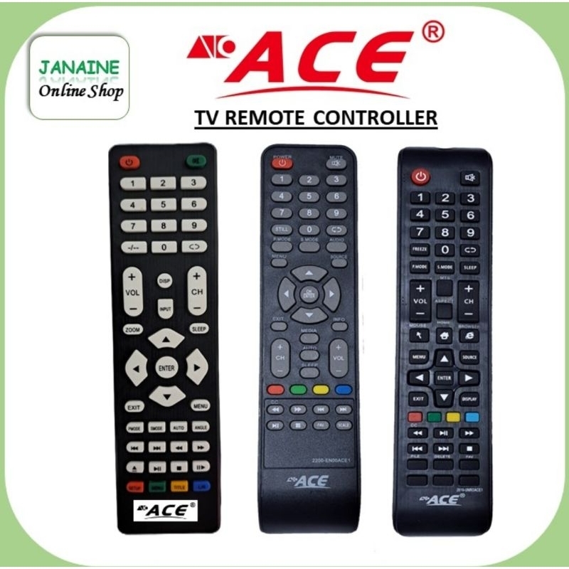 ACE SMART AND NON-SMART TV REMOTE CONTROLLER | Shopee Philippines
