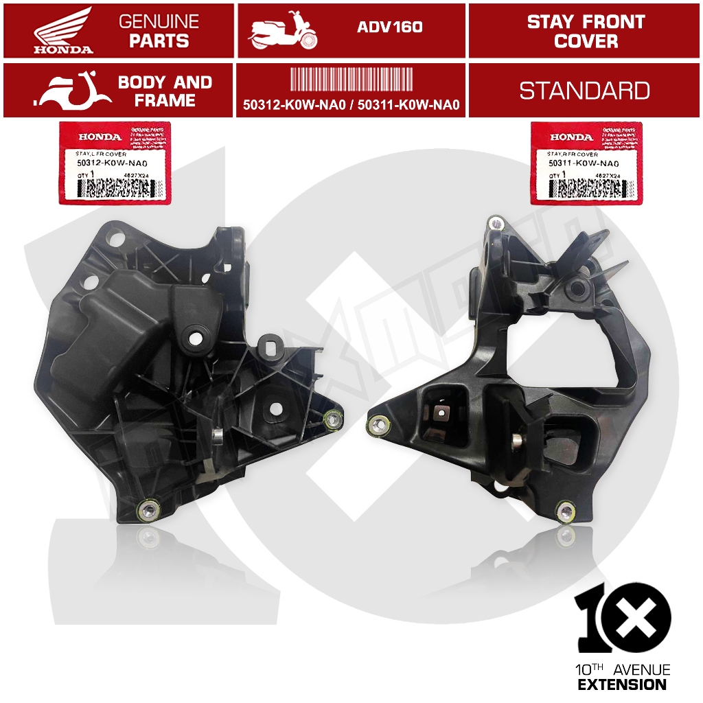 10thX HONDA Genuine Stay Front Cover Left / Right Part No. 50312- 50311 ...