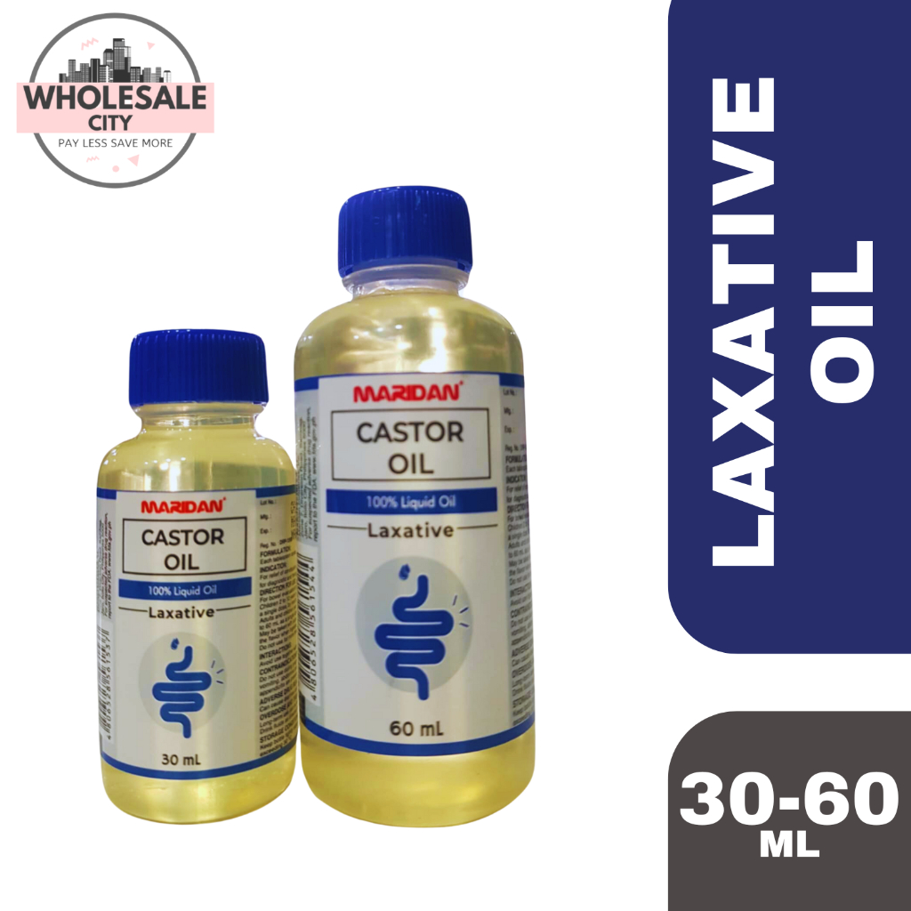 Castor Oil Laxative 30ml & 60ml | Shopee Philippines