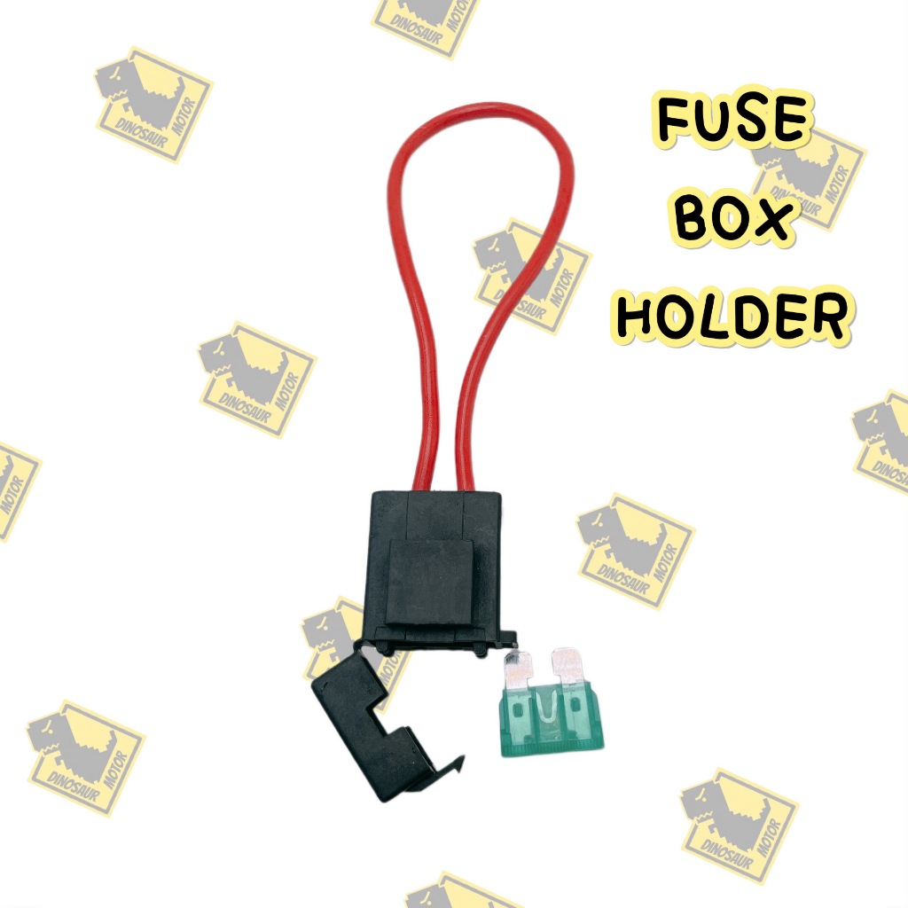 Motorcycle/Car Parts Lightning Fuse Box Holder Free One 30A Fuse ...
