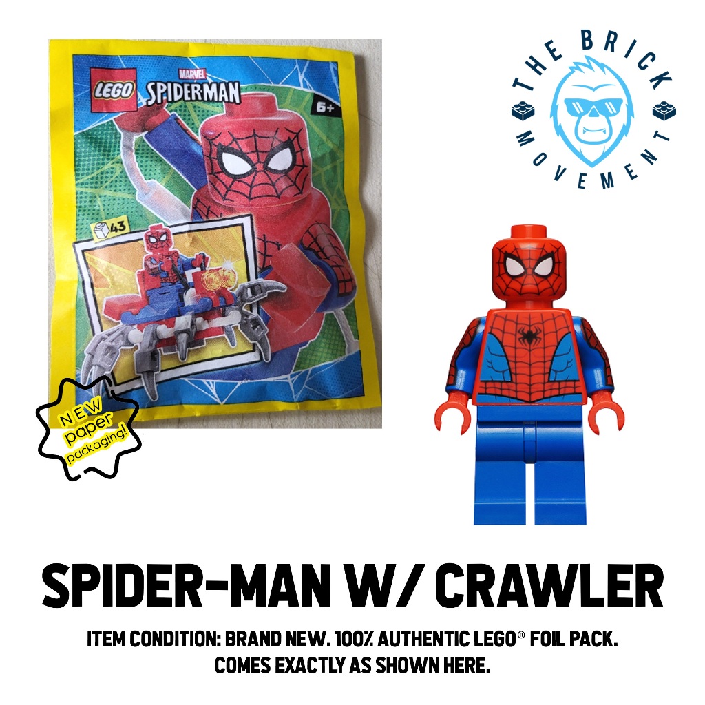 MARVEL Spider-man w/ Crawler Foil Pack | Shopee Philippines