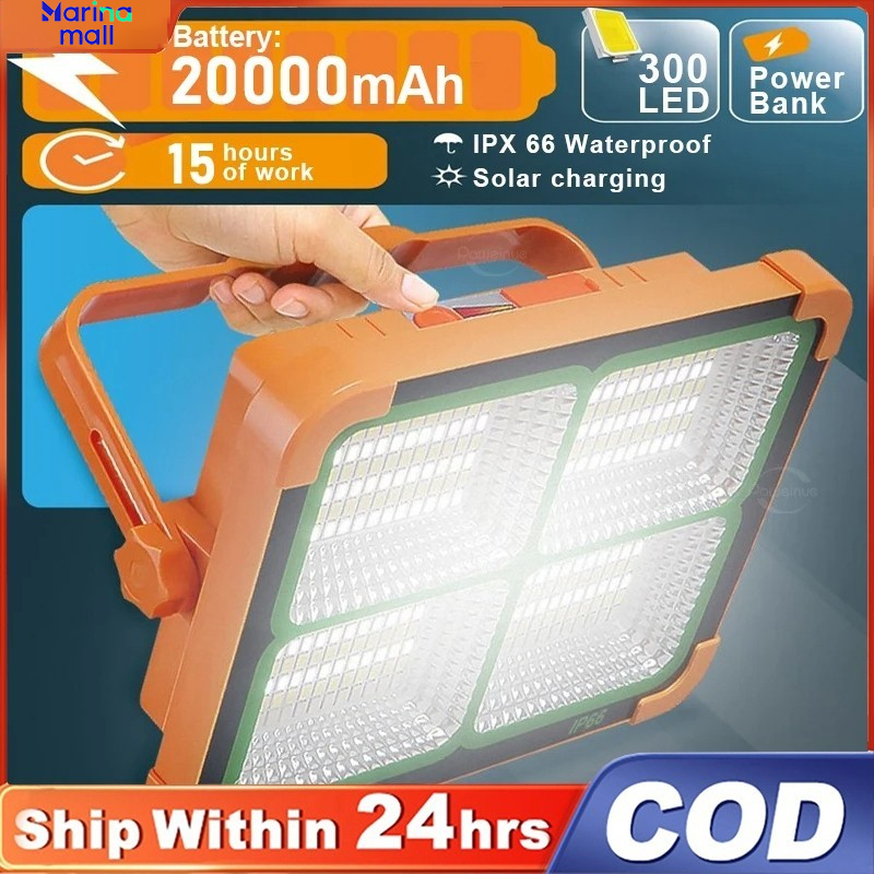 1200W Solar Emergency Light with Power Bank Solar Light Waterproof ...
