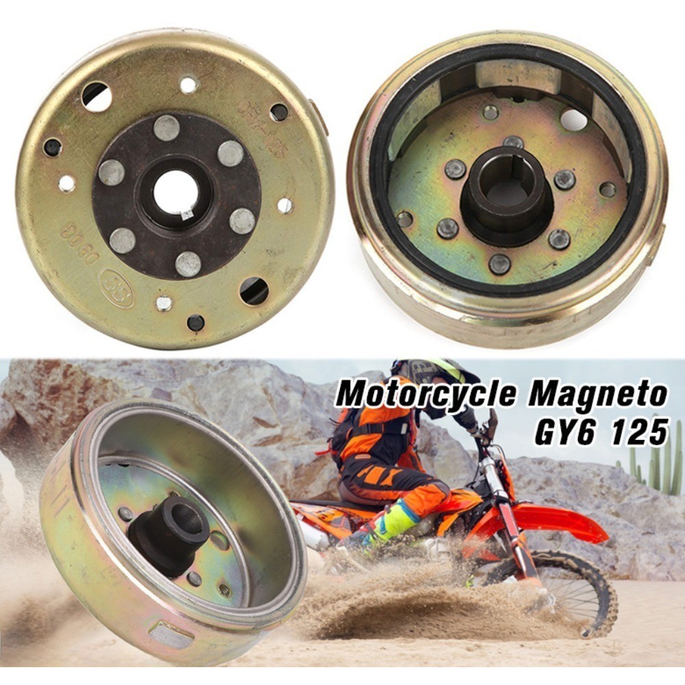 Universal Motorcycle GY6 Engine Parts 125CC Magneto Rotor Flywheel ...