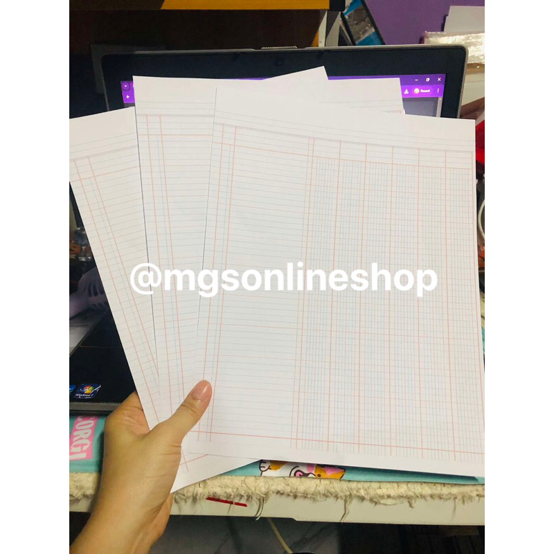 SHEETS OR SCRATCH FOR BOOK OF CASH RECEIPTS/DISBURSEMENT L | Shopee ...