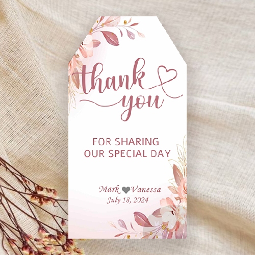 OLD ROSE THANK YOU TAGS/SOUVENIR TAGS (FOR ALL OCCASIONS) | Shopee ...