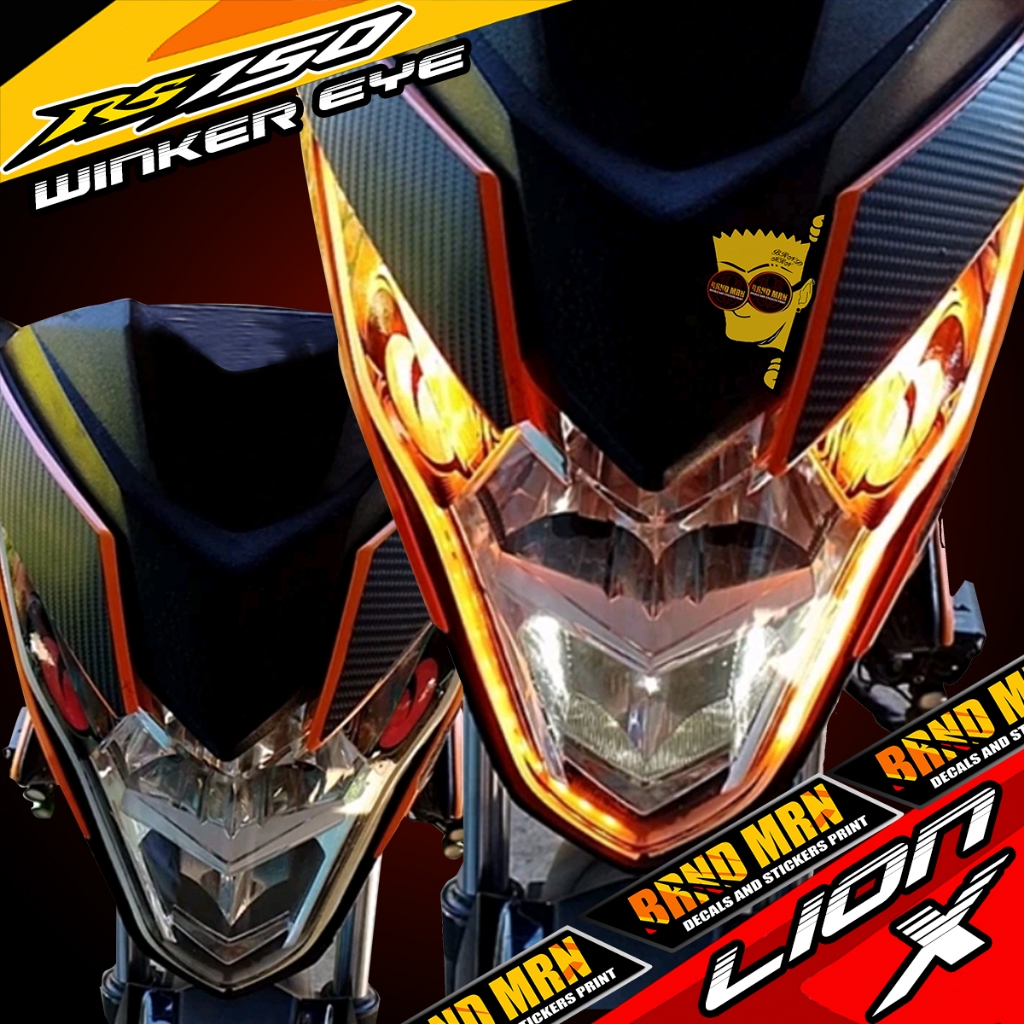 Honda RS150 Winker eye Sticker tint Protector | Shopee Philippines
