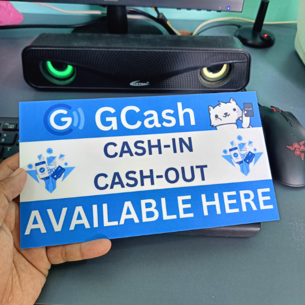 Gcash In and Out Sintra Board Display 9x5 | Shopee Philippines