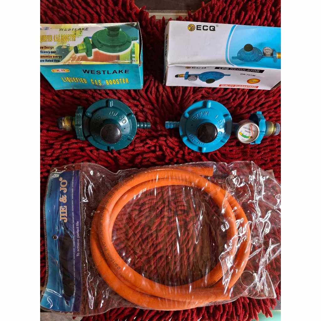 Original LPG Gas Regulator with gauge/ without gauge (LPG Hose) | Shopee Philippines