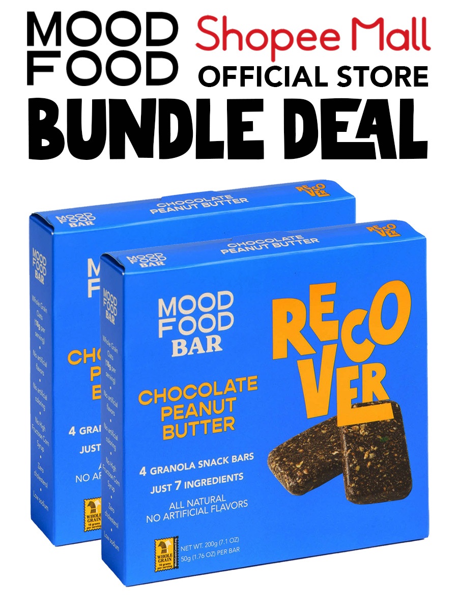 MOOD FOOD BAR RECOVER Bundle (2 boxes = 8 granola snack bars) | Shopee ...