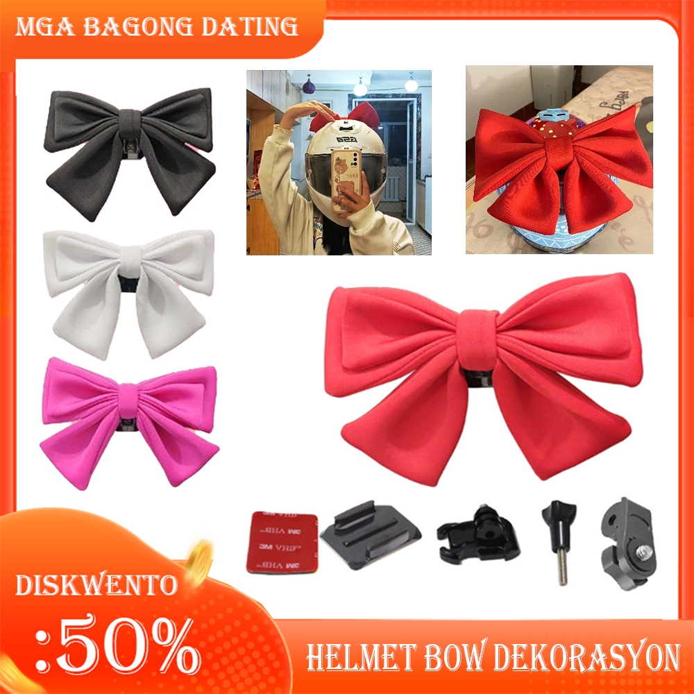 Helmet Women Bow Decoration Double-layer Raimu Kawasaki Cute Bows ...