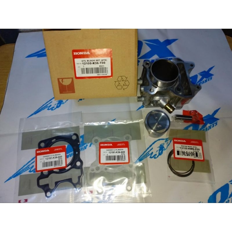 Honda click150 fi cylinder block kit set(standard) | Shopee Philippines