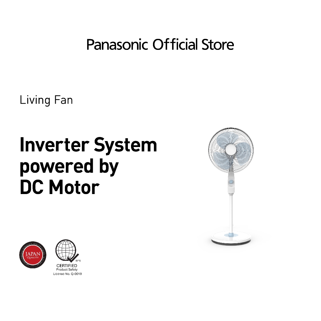 Panasonic F-409LD DC Inverter Deluxe Living Electric Fan | Shopee ...
