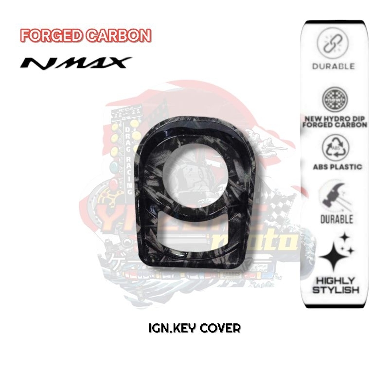 NEW!! Nmax v2 hydro dip carbon ignition key cover (available in forged ...
