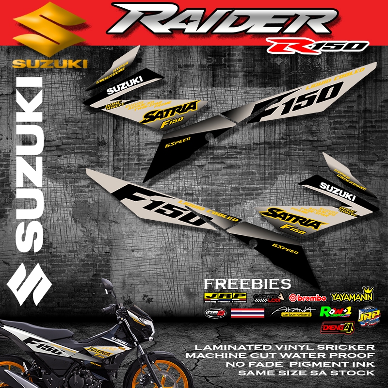 RAIDER 150 FI DECALS STICKER NEW DESIGN WITH FREEBIES | Shopee Philippines