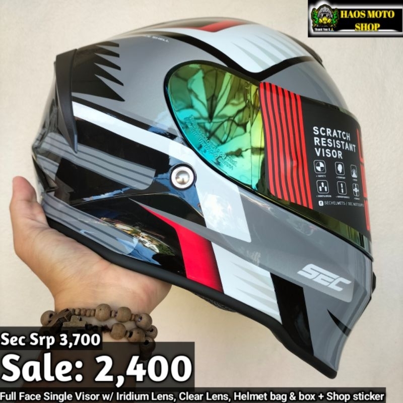 Sec Cyber SportGrade full face helmet | Shopee Philippines
