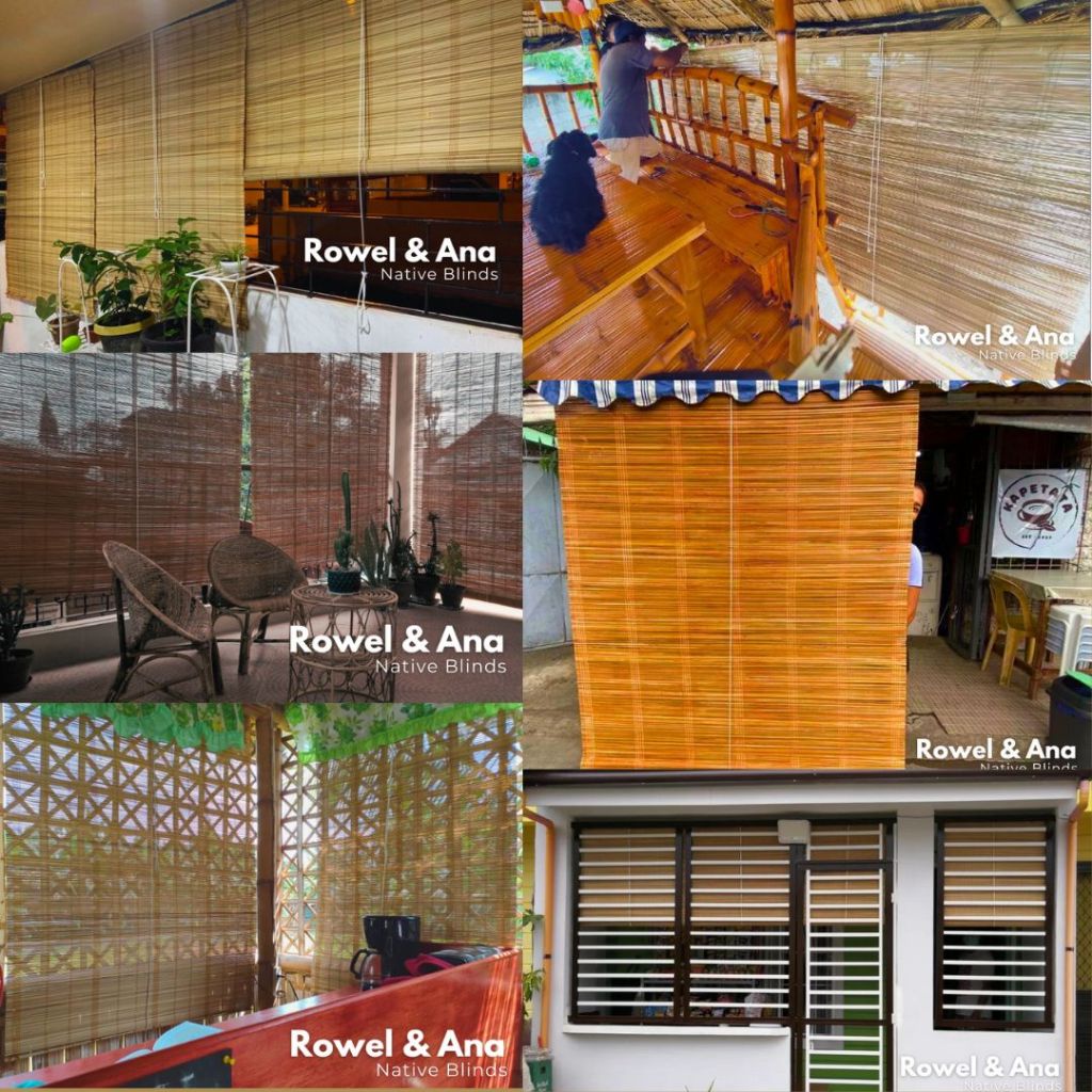 All Sizes 5x5ft, 4x7ft, 4x5ft and 3x7ft Asian Native Blinds/ Outdoor ...