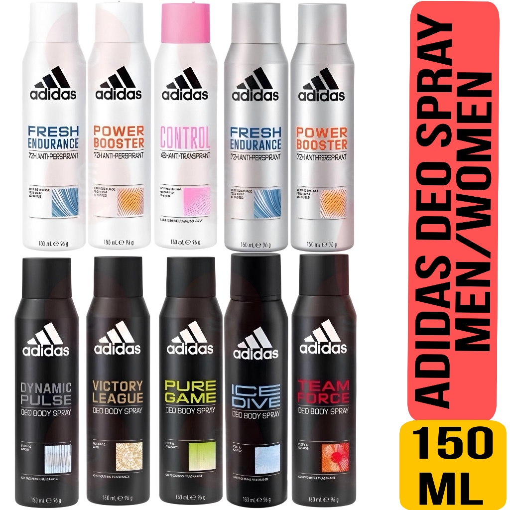 Adidas Deo Body Spray Men/Woman 150ml | Shopee Philippines