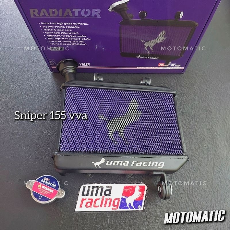 SNIPER 155 vva | Uma Racing Big Radiator Assembly | Shopee Philippines