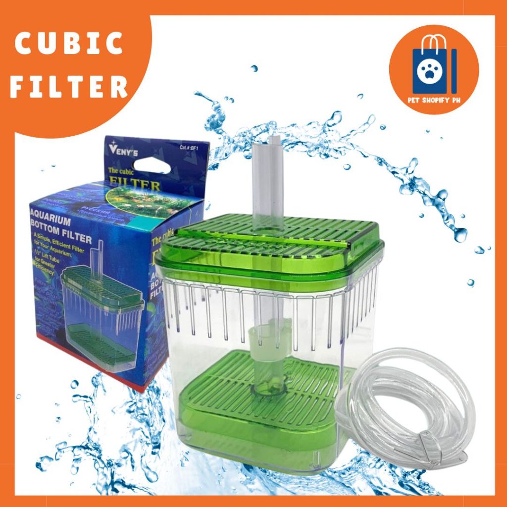 Aquarium Tank Cubic Bottom Filter BF1 Lift Tube with Hose | Shopee ...
