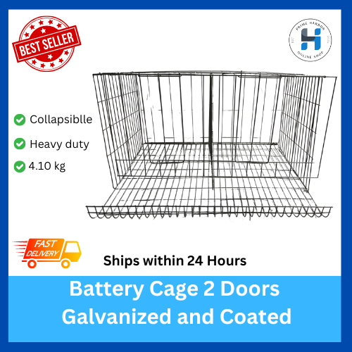 Battery Cage 2 Doors Galvanized/Coated blue Color/Paitlugan ng manok ...