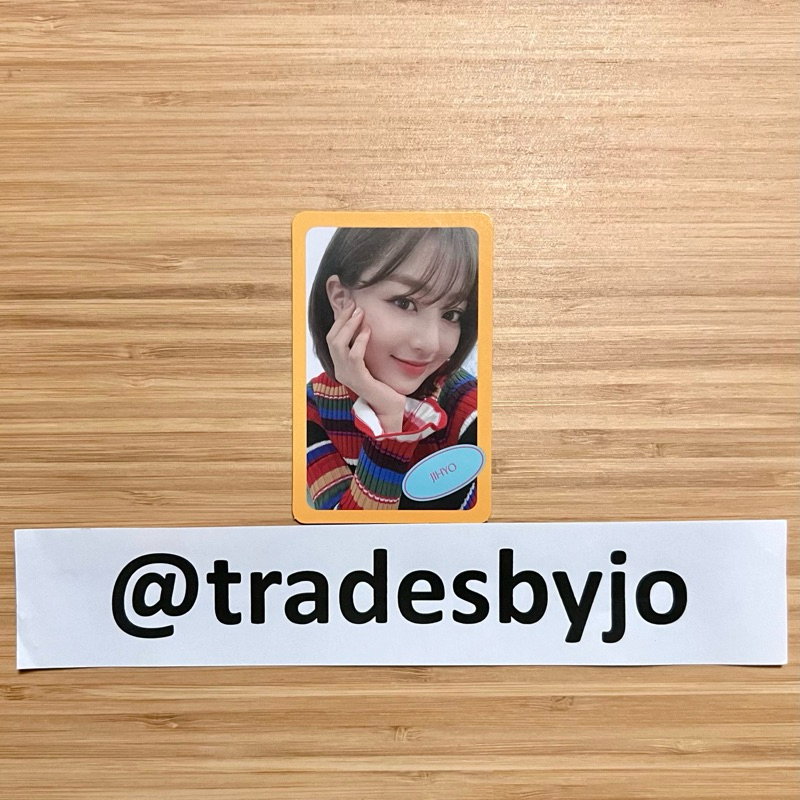 TWICE - Fancy You FY Jihyo Name Sticker Official Album Photocard ...