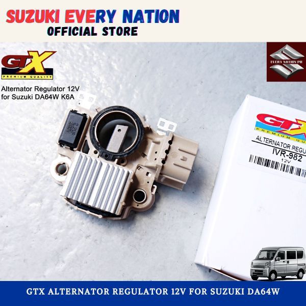 SUZUKI NATION GTX Alternator Regulator 12V for Suzuki DA64W K6A Engine ...