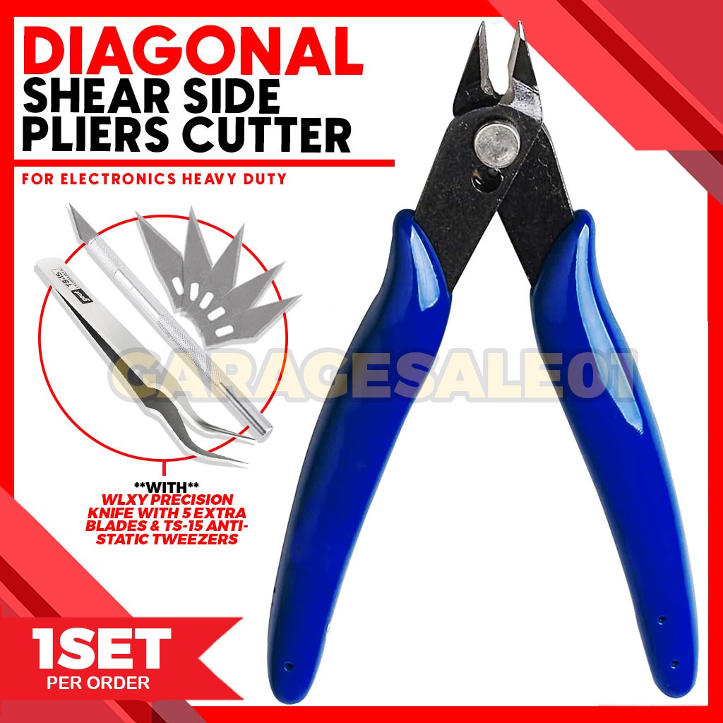 Tool Kit SET (Diagonal Shear Side Cutter With Precision Knife & TS-15 ...