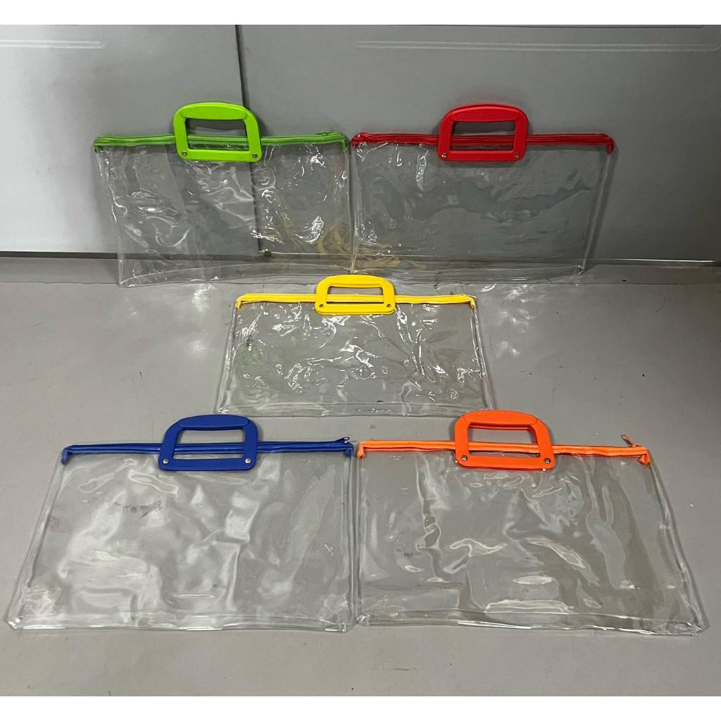 TYK Transparent Zippered Envelope with Handle | Shopee Philippines