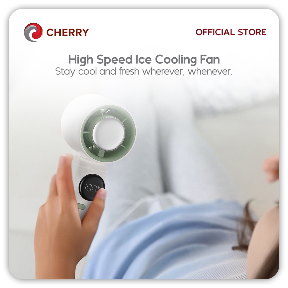 CHERRY High Speed Ice Cooling Fan with FREE Strap | Shopee Philippines