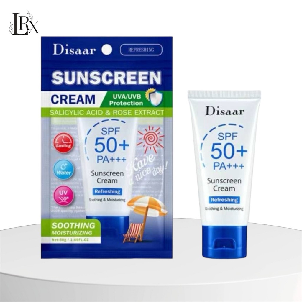 DISAAR SALICYLIC ACID AND ROSE EXTRACT SUNSCREEN CREAM SPF 50 PA ...