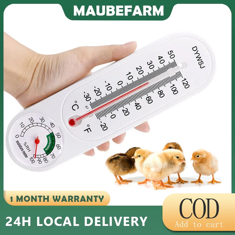 Wall-mounted Household Analog Thermometer Hygrometer Humidity Monitor ...