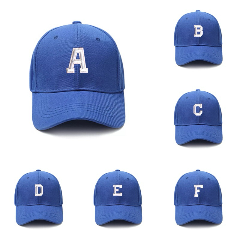 Letter cap for kids (Royal Blue) | Shopee Philippines